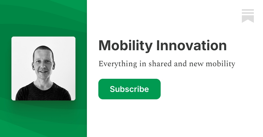Mobility Innovation | Augustin Friedel | Substack