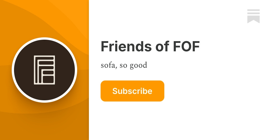 Friends of FOF | Jordy Murray | Substack