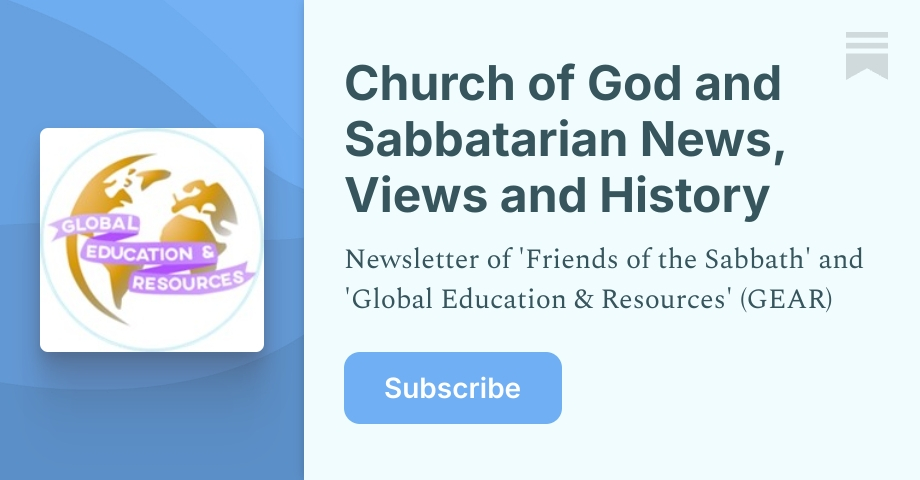 About - Church of God and Sabbatarian News, Views and History