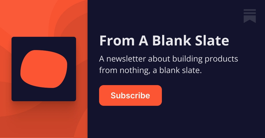 From A Blank Slate | Jeff Buzulencia | Substack