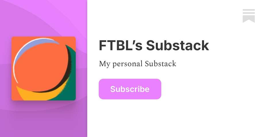 FTBL’s Substack | FTBL Index | Substack