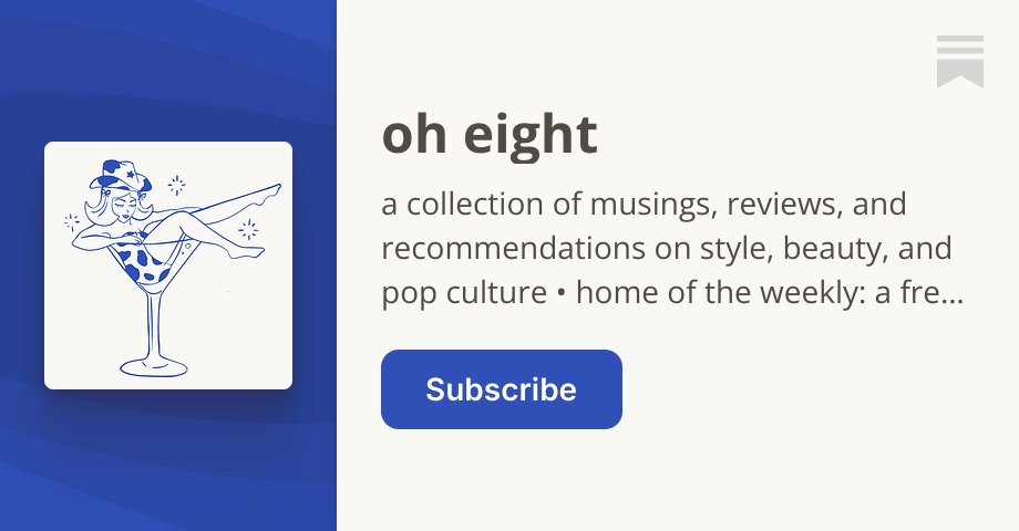 oh eight | Gabby Whiten | Substack