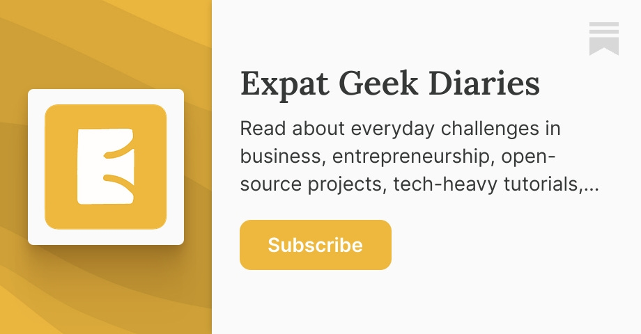 About - Expat Geek Diaries