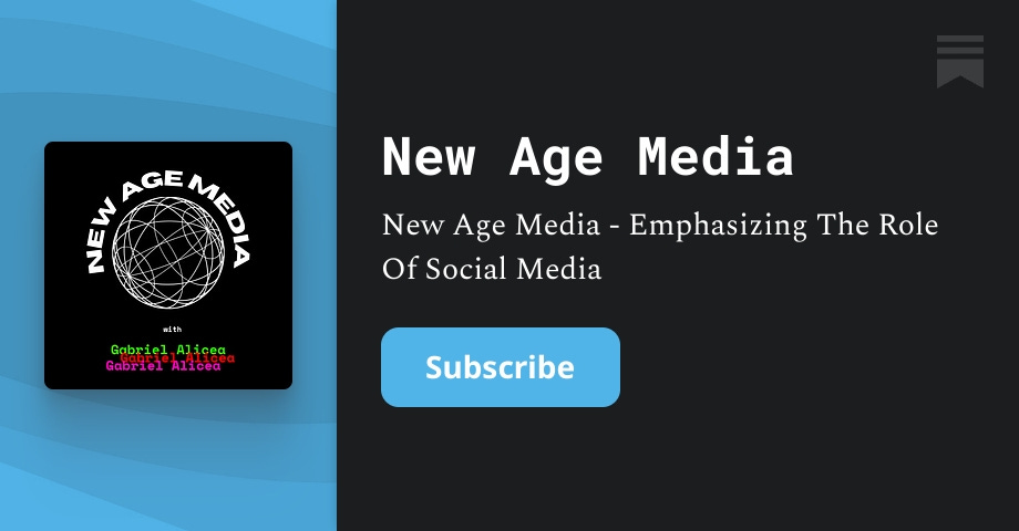 New Age Media | Gabriel Alicea | Substack