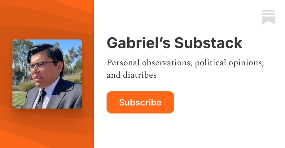Gabriel’s Substack | Gabriel Ervin | Substack