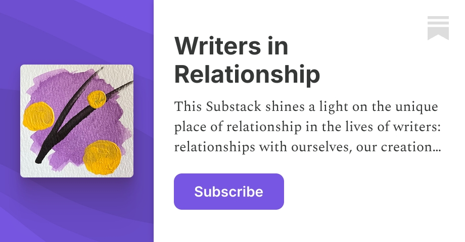 Writers in Relationship | Gail Marlene Schwartz | Substack