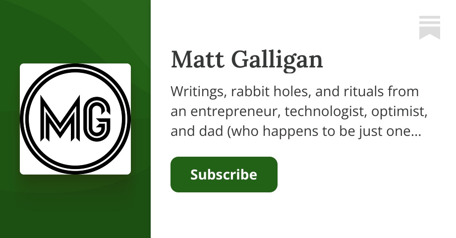Matt Galligan | Substack