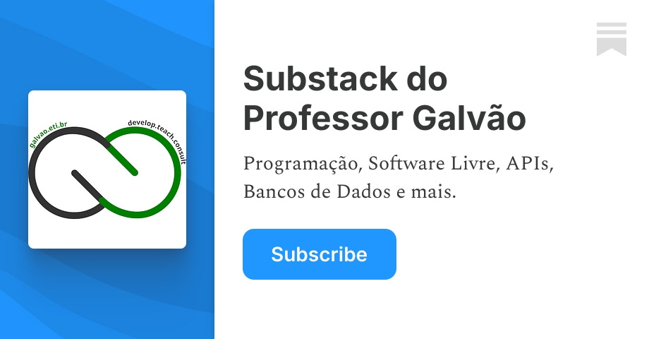 Substack do Professor Galvão | Er Galvão Abbott | Substack