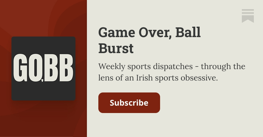 Game Over, Ball Burst | Kevin Coleman | Substack