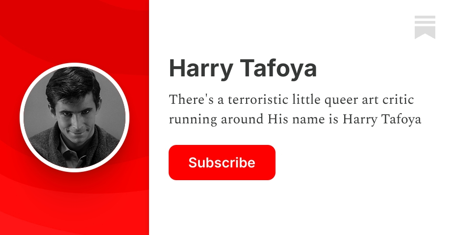 Harry Tafoya | Substack