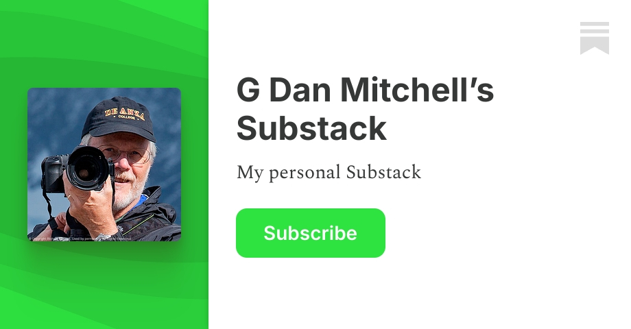 G Dan Mitchell’s Substack | Substack