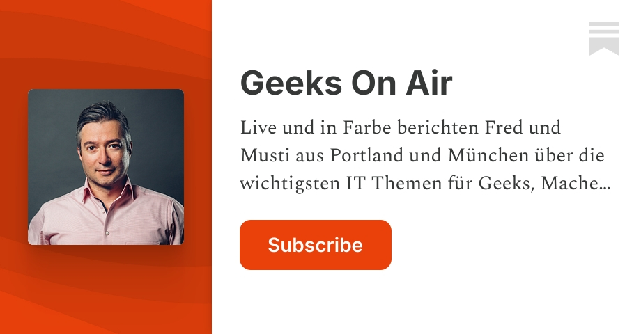 Geeks On Air | Mustafa Isik | Substack