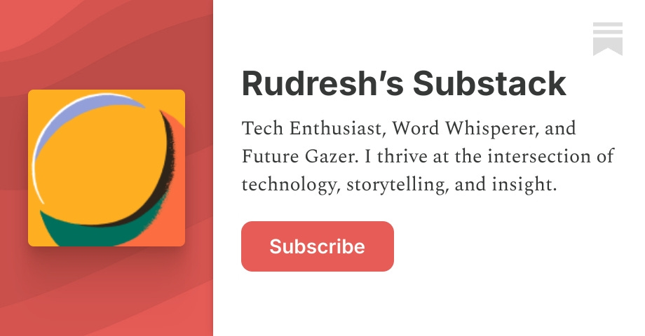 Rudresh’s Substack | Substack