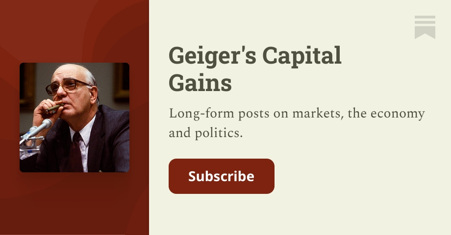 Geiger's Capital Gains | Geiger Capital | Substack