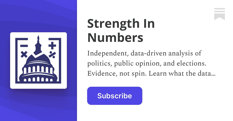 Strength In Numbers | G. Elliott Morris | Substack