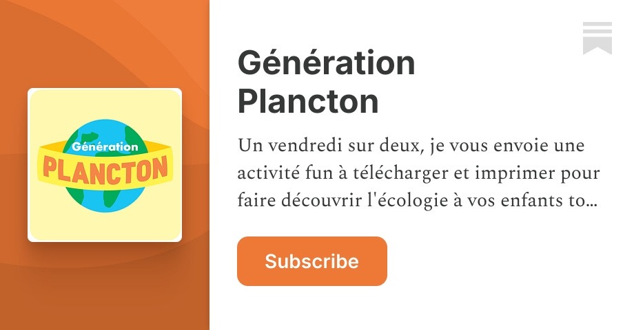 Génération Plancton | Substack
