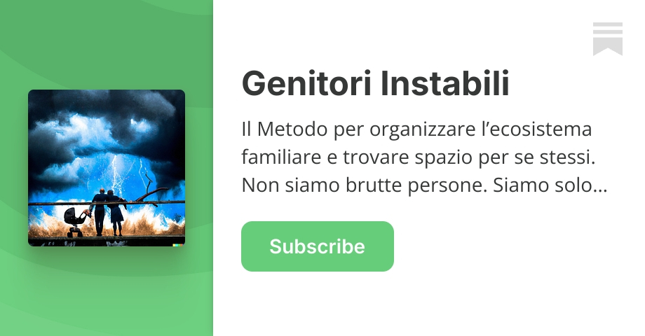 Genitori Instabili | Luca Gandini | Substack