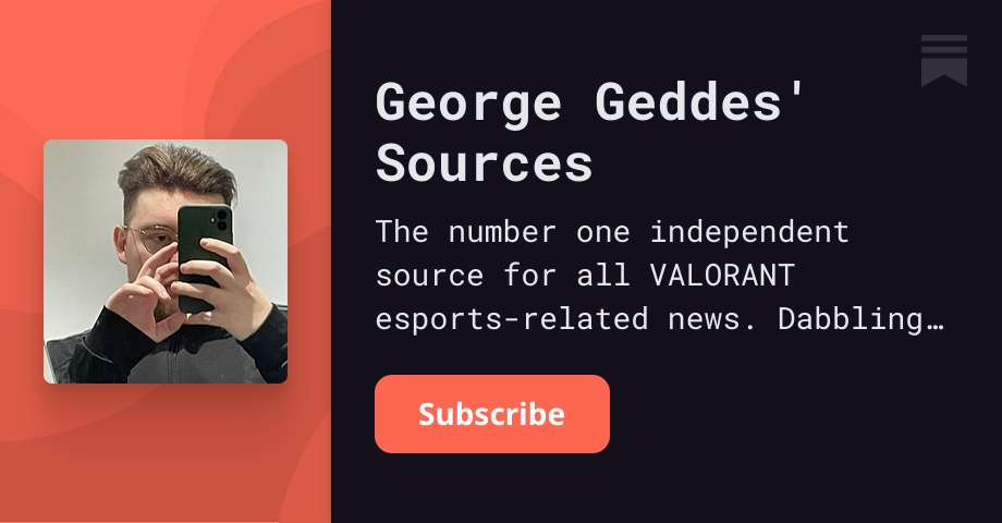 George Geddes' Sources | Substack