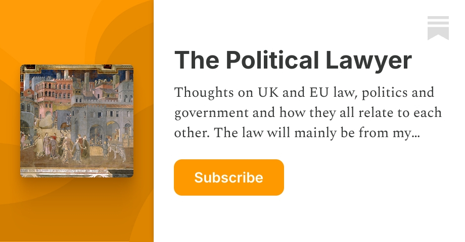 The Political Lawyer | George Peretz KC | Substack