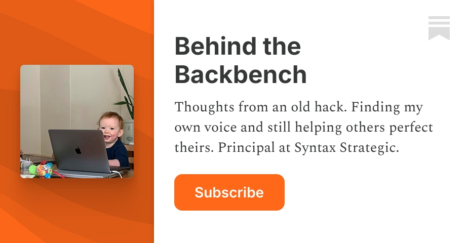 Behind the Backbench | George Soule | Substack