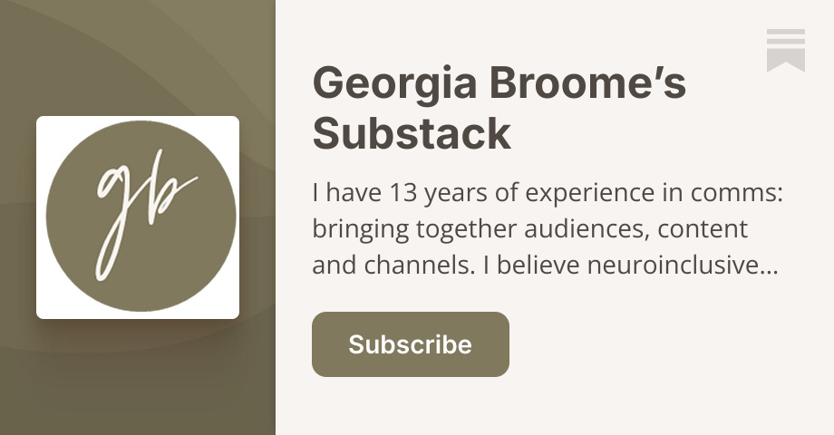 Georgia Broome’s Substack | Substack