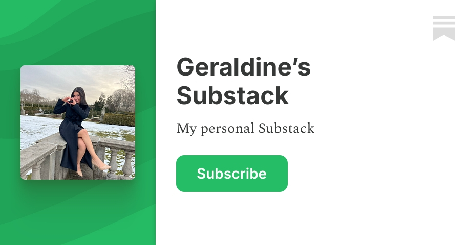 Geraldine’s Substack | Substack