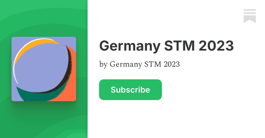 Germany STM 2023 | Substack