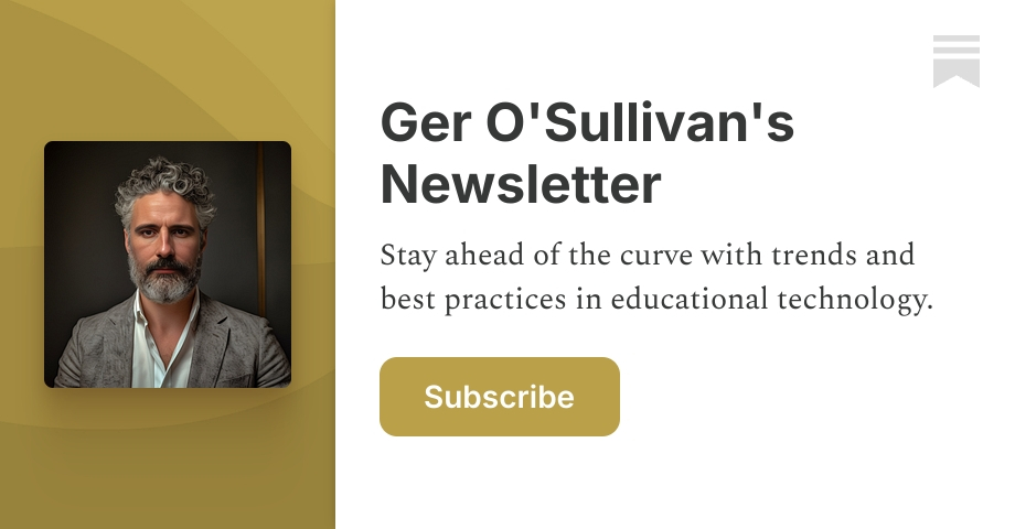 Ger O'Sullivan's Newsletter | Substack