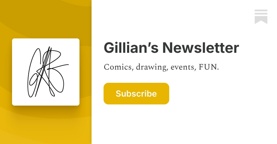 Gillian’s Newsletter | Gillian G. | Substack