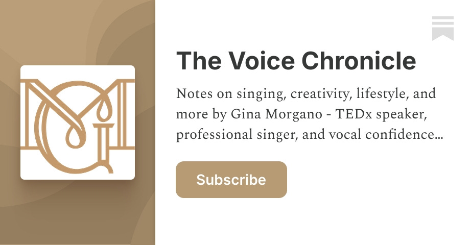 The Voice Chronicle | Gina Morgano | Substack
