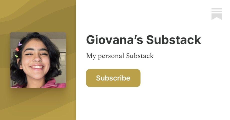 Giovana’s Substack | Substack