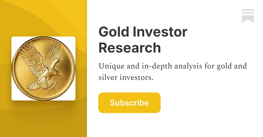 Gold Investor Research | Chris Rutherglen PhD | Substack