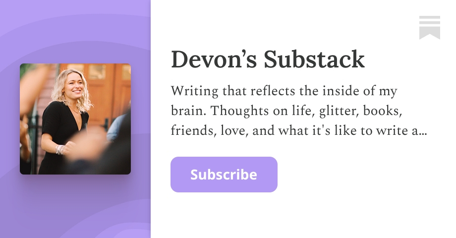 Devon’s Substack | Substack