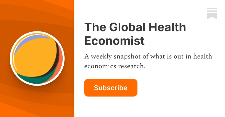 21-27 March 2023 - The Global Health Economist