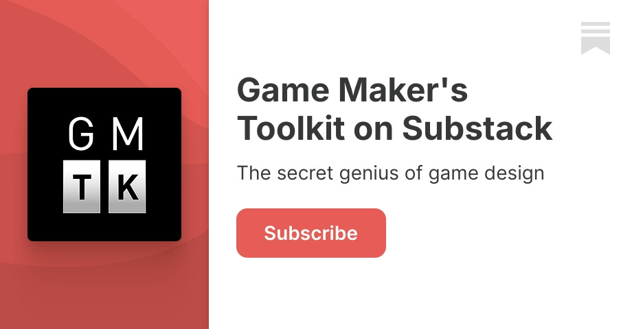 Game Maker's Toolkit on Substack | Mark Brown | Substack