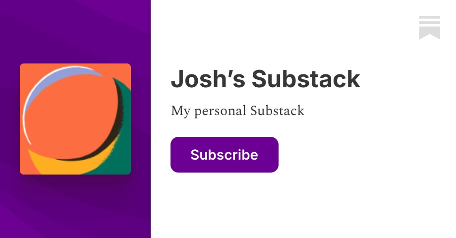 Josh’s Substack | Josh Christianson | Substack