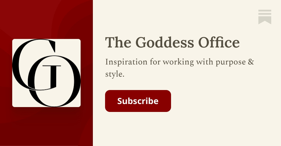 The Goddess Office | Jane McCarthy | Substack
