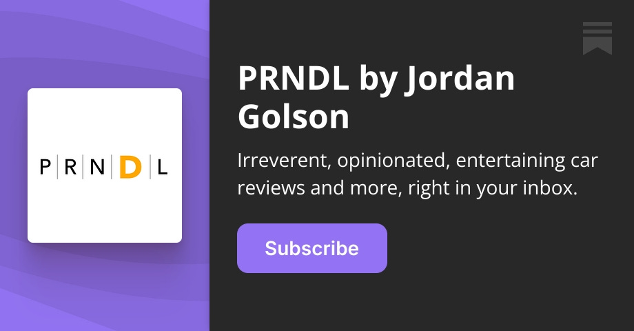 About - PRNDL by Jordan Golson