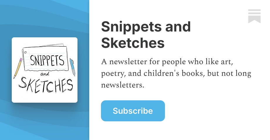 Snippets and Sketches | Rebecca J. Gomez | Substack