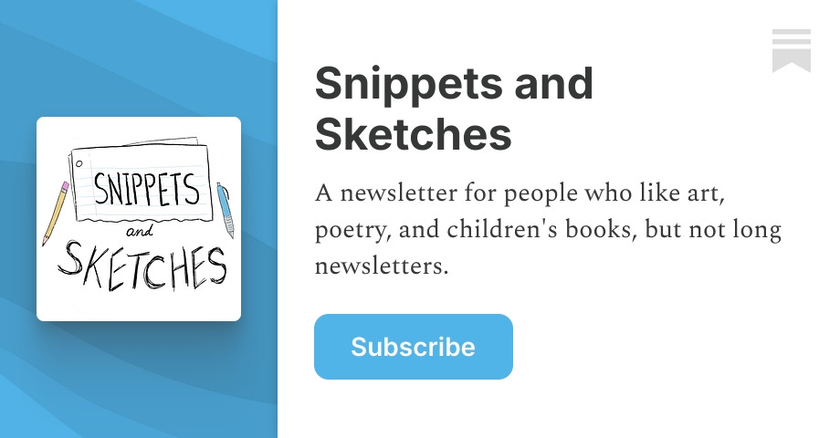 Snippets and Sketches | Rebecca J. Gomez | Substack