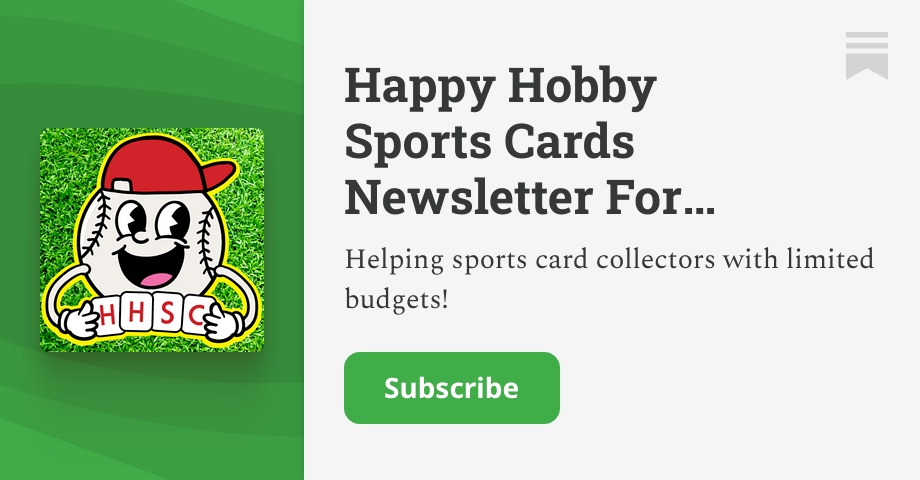 Happy Hobby Sports Cards Newsletter For Collectors! | David Gonos | Substack