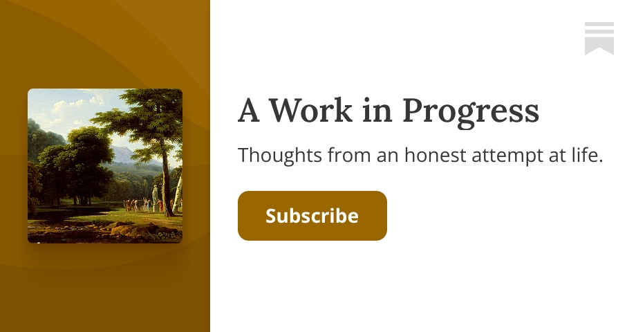 A Work in Progress | Gonzalo Nuñez | Substack