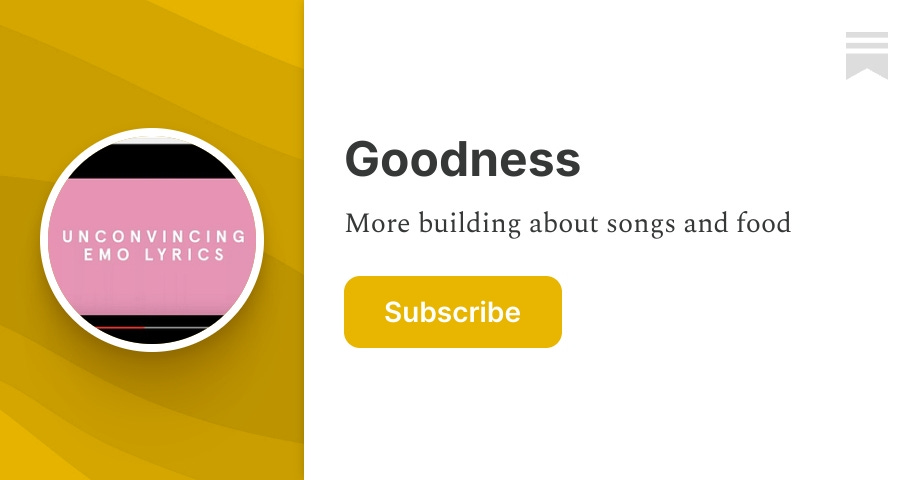 Goodness | Ian Cohen | Substack