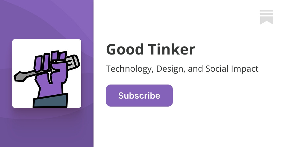 Good Tinker | Gabriel Krieshok | Substack