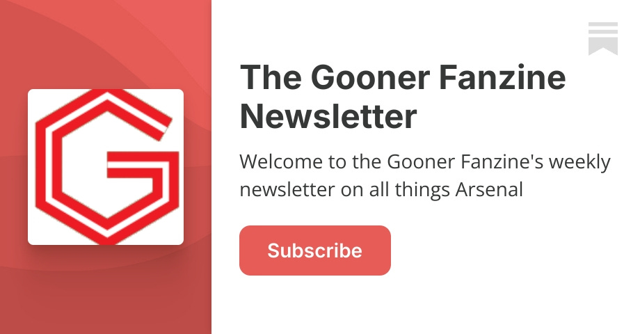 The Gooner Fanzine Newsletter | Substack