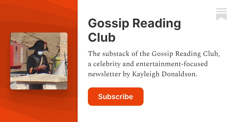 Gossip Reading Club | Kayleigh Donaldson | Substack