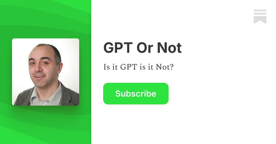 GPT Or Not | Nava Whiteford | Substack