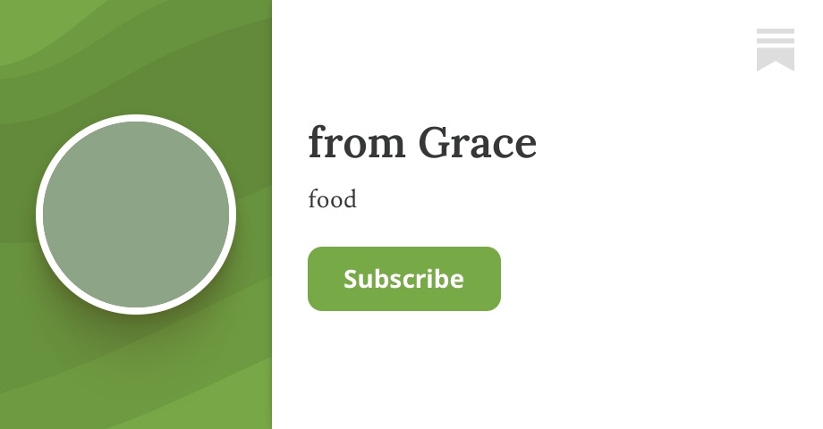 from Grace | Grace Bon | Substack