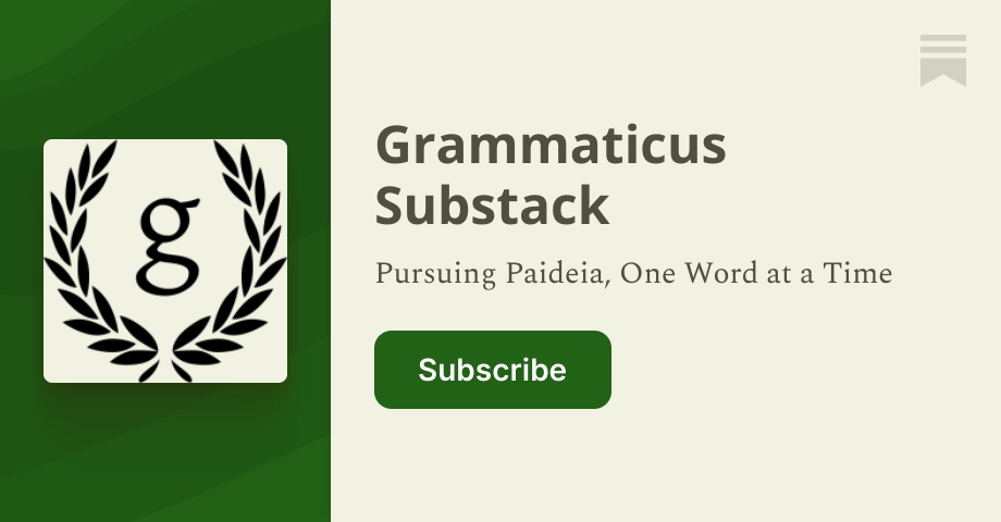Grammaticus Substack | Tom Cox | Substack