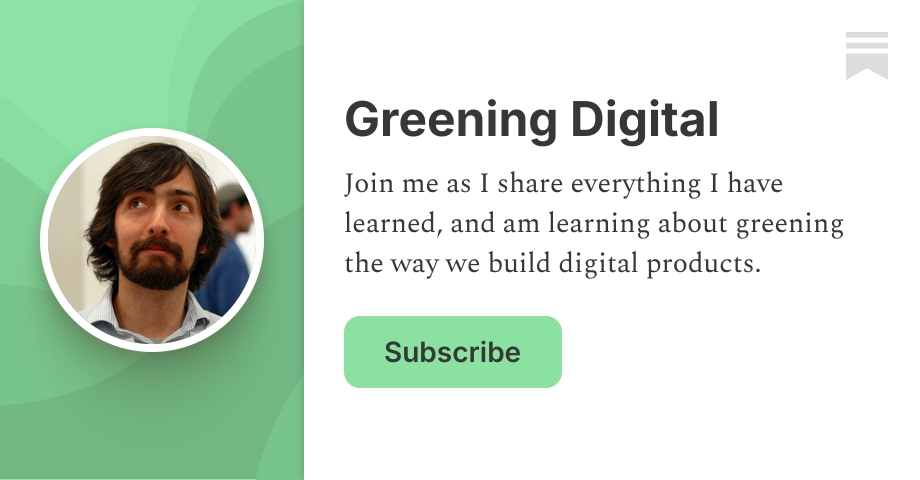 Greening Digital | Chris Adams | Substack
